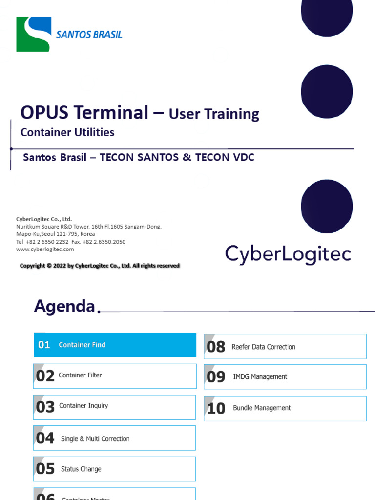 (SBT - TOS - TR) Container - Utilities - v0.2 | PDF | System Software | Software