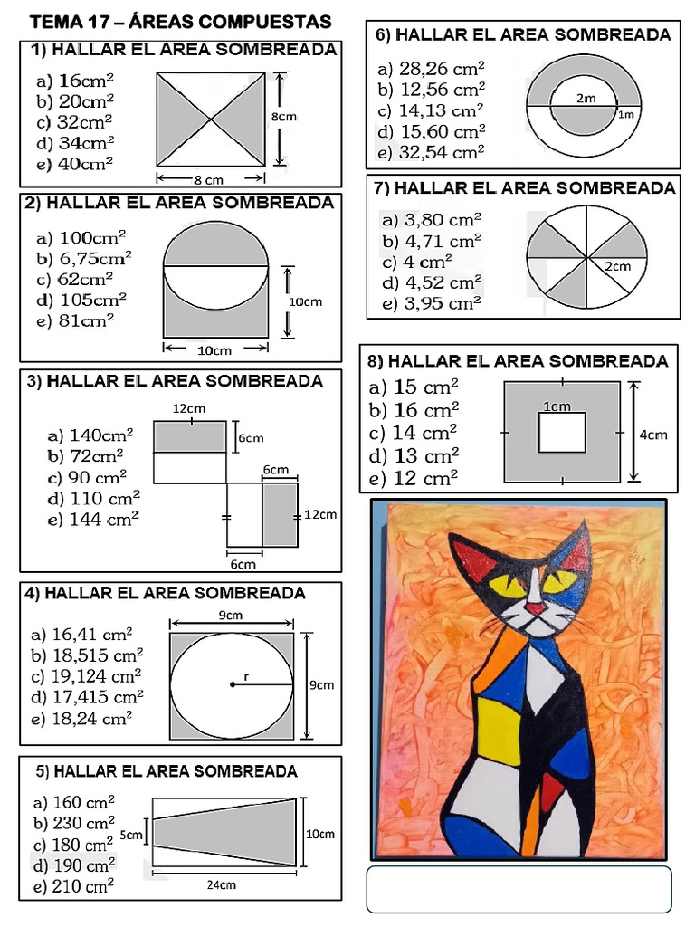 AREAS COMPUESTAS - TEMA 17 - 2DO SEC | PDF
