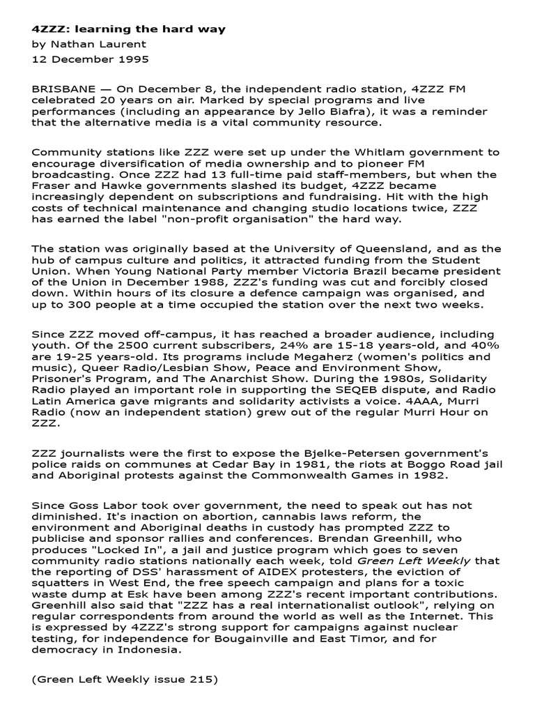 4ZZZ: Learning The Hard Way | PDF