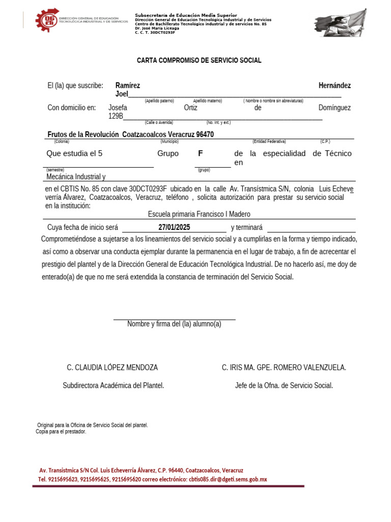 C. Compromiso Ss Mzo Ago 2025 | PDF | México