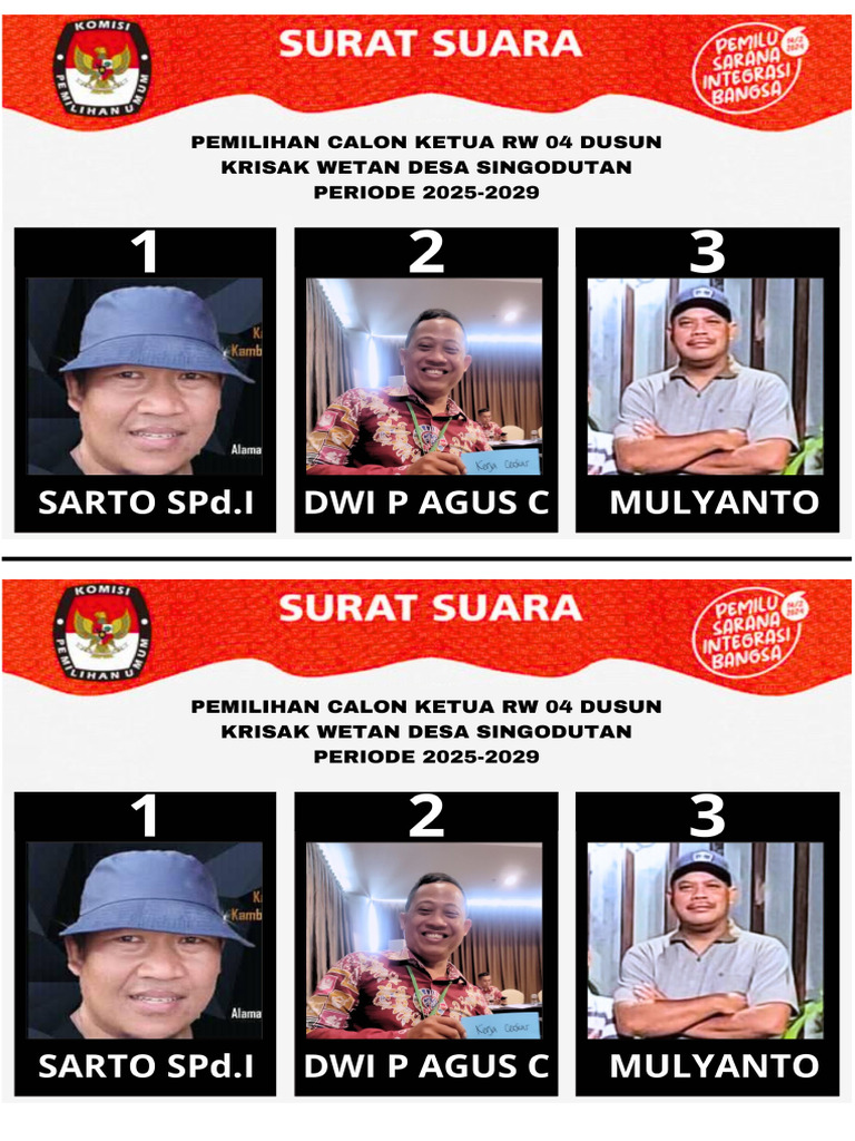 Surat Suara | PDF