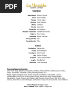 Les Misérables Scene Breakdown | PDF | Cosette | Marius Pontmercy