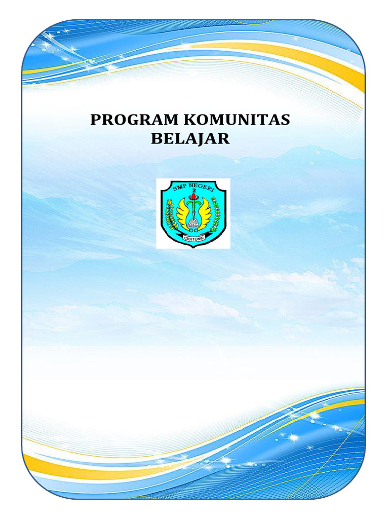 Program - Kombel - SMPN 2 - Cibitung | PDF
