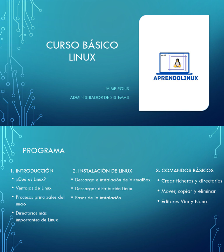Curso Basico Aprendolinux | PDF