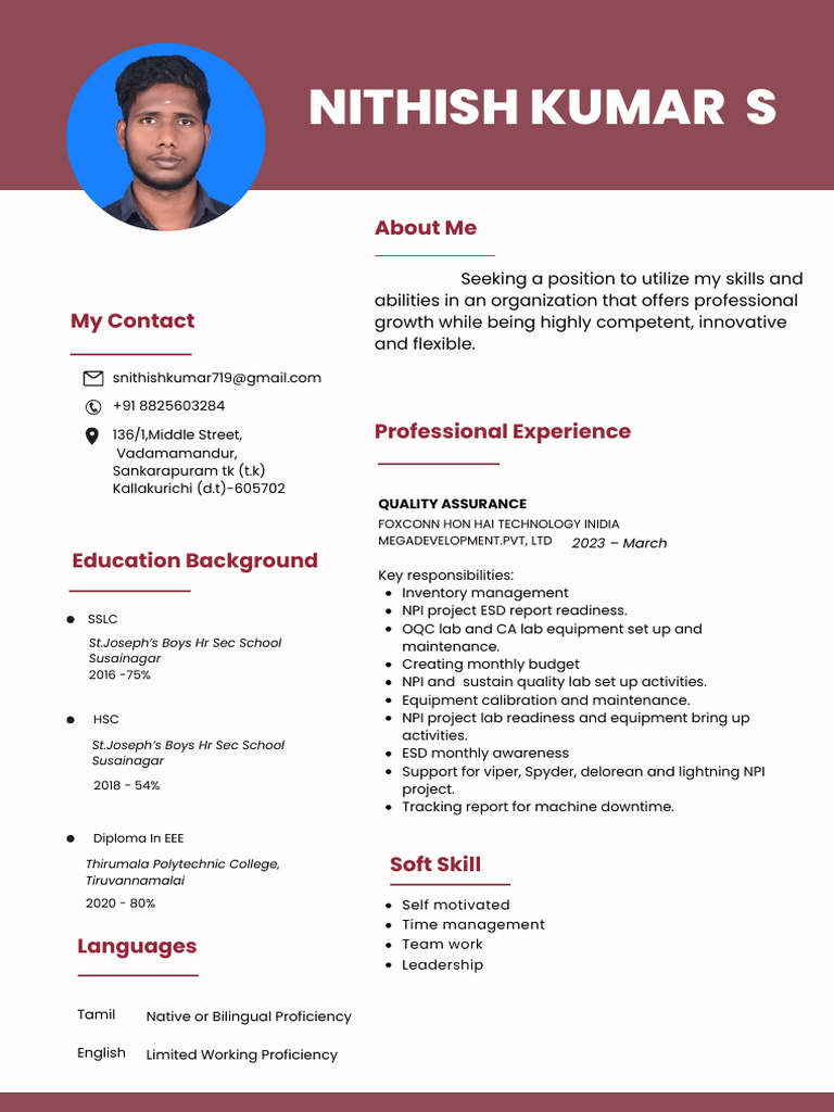 Document From Nithishkumar | PDF