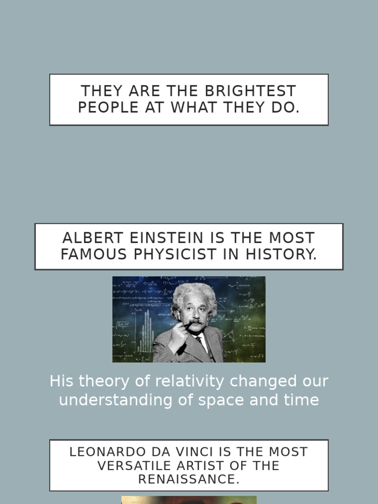 Icons of Excellence: Influential Figures | PDF