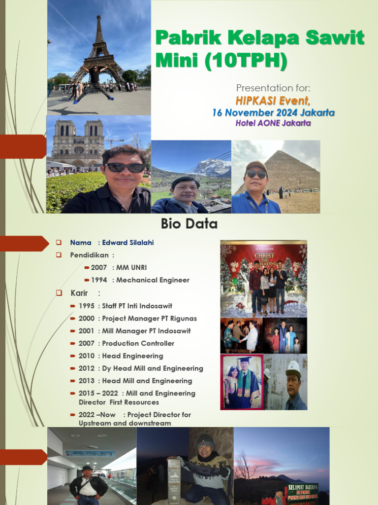 Dpsi_sesi 3_pabrik Kelapa Sawit Mini_edward Silalahi | PDF