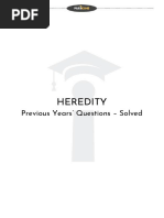 Class10 Heredity PYQs | PDF
