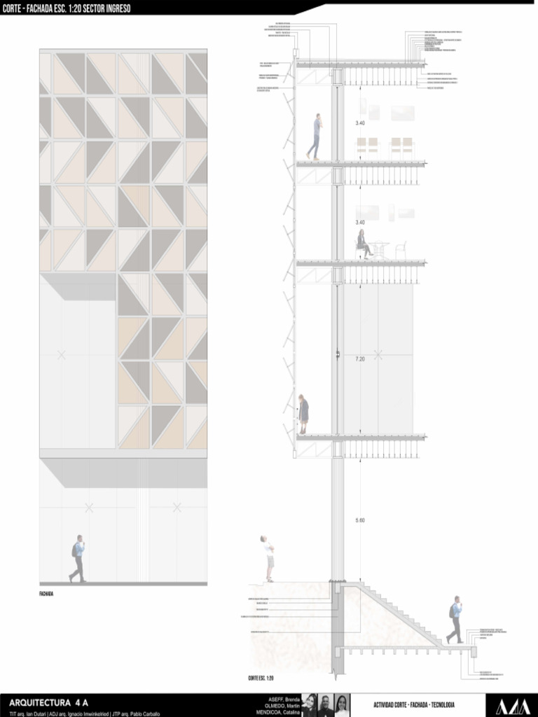 Corte Constructivo Esc. 1.20 Olmedo, Martin | PDF