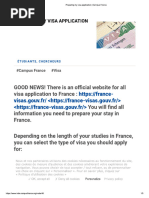 VFS France Visa Document Checklist | PDF | Receipt | Travel Visa