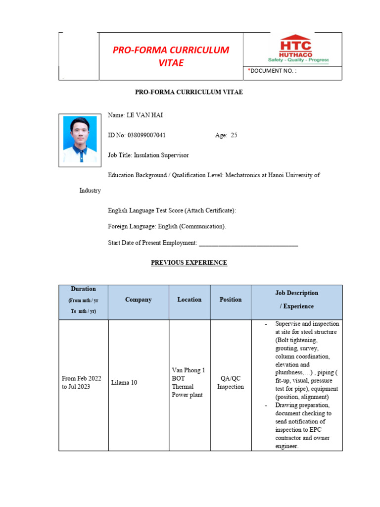 Le Van Hai | PDF | Engineering