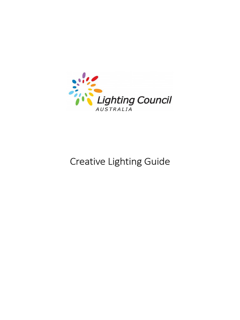 Creative Lighting Guide FINAL | PDF | Lighting | Interior Design