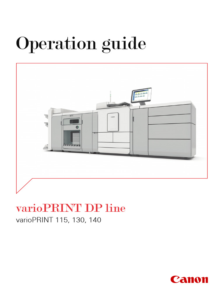 Varioprint 115 | PDF | Image Scanner | Printer (Computing)