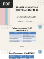Tabel Dosis OAT Paduan Pengobatan TBC RO Jangka Pendek Berdasarkan ...