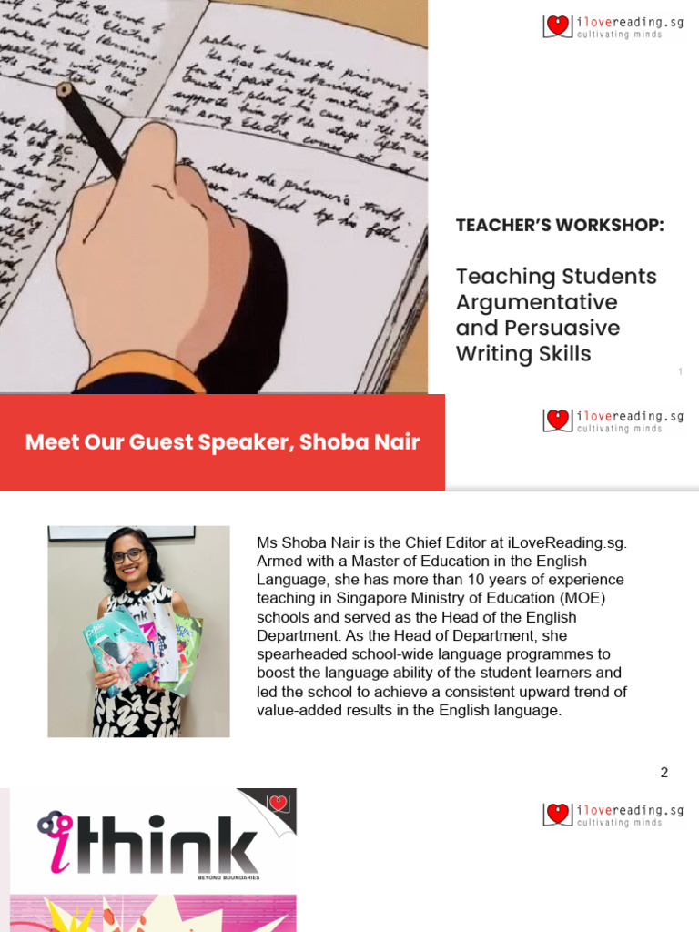 Argumentative and Persuasive Writing Skills Workshop | PDF | Persuasion ...