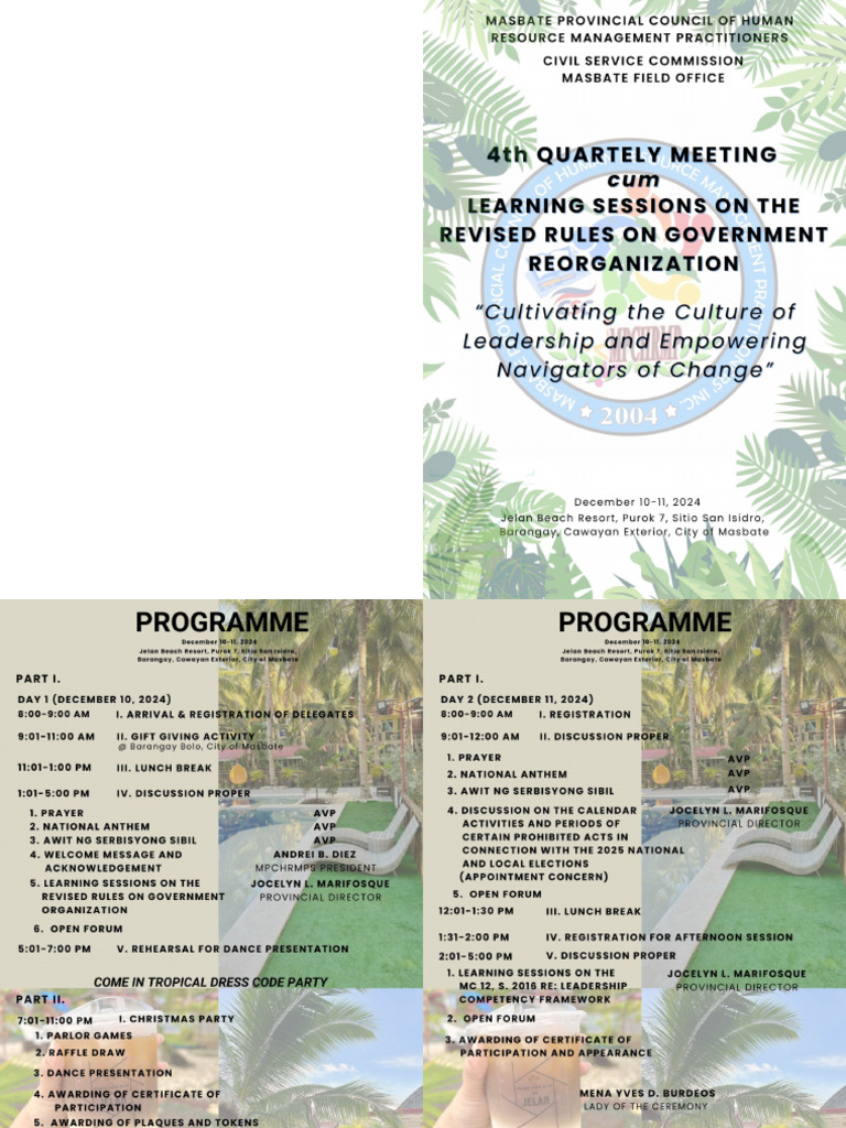 Programme Pdf
