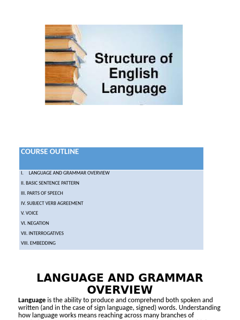 Structures of English Lecture | PDF | Adverb | Grammatical Number