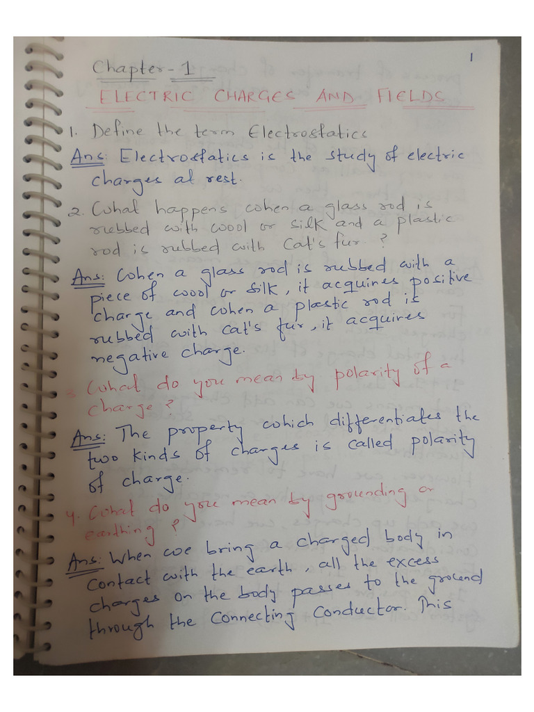 Physics Chap 1 Part 1 Note | PDF