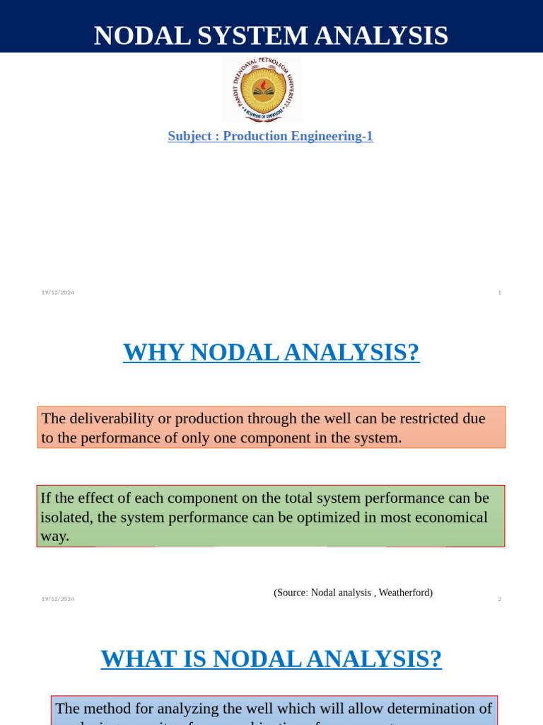 NODAL SYSTEM ANALYSIS Final Final | PDF | Discharge (Hydrology) | Flow ...