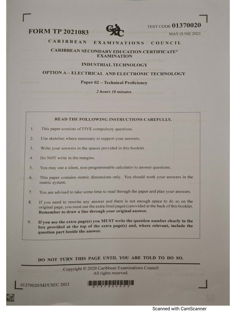 2021 EET Past Paper | PDF