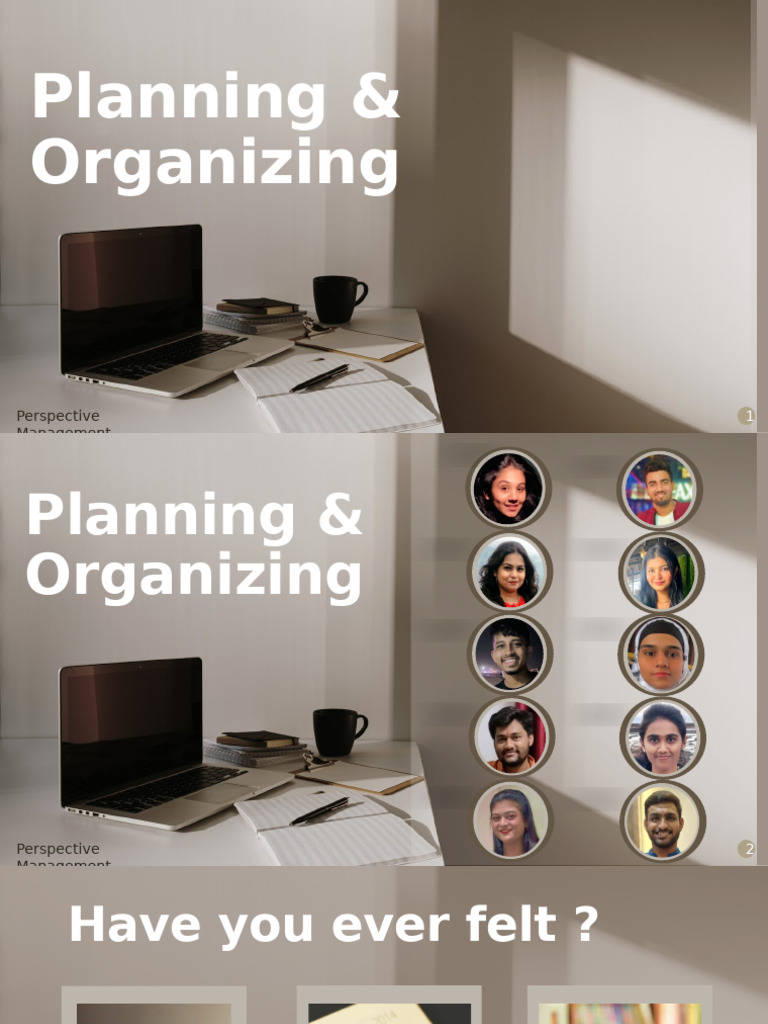 Effective Planning & Organizing in Management | PDF