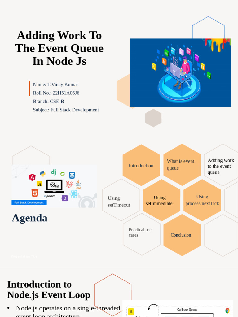 FSD-ppt on event js ode model | PDF | Queue (Abstract Data Type) | Computer Engineering
