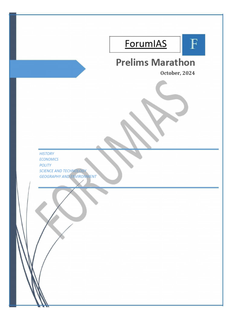 Prelims Marathon MCQs Compilation October 2024 | PDF | Inflation | Nairu