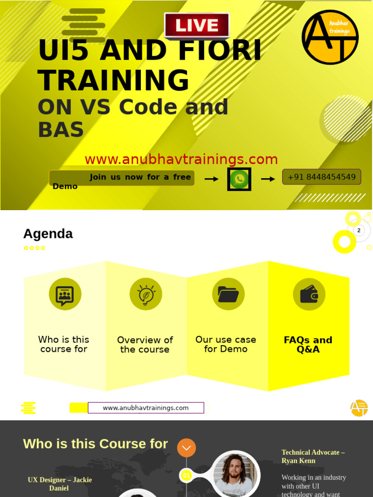 UI5 and Fiori Training | PDF | Html | Html Element