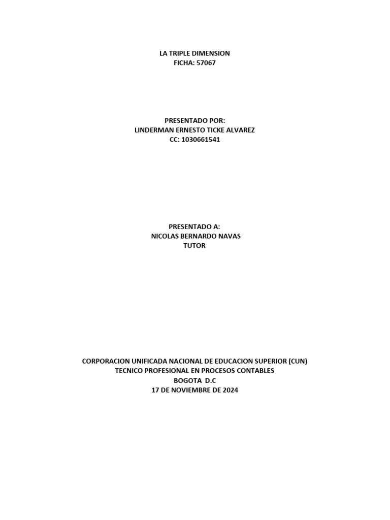 La Triple Dimension Linderman (1) | PDF