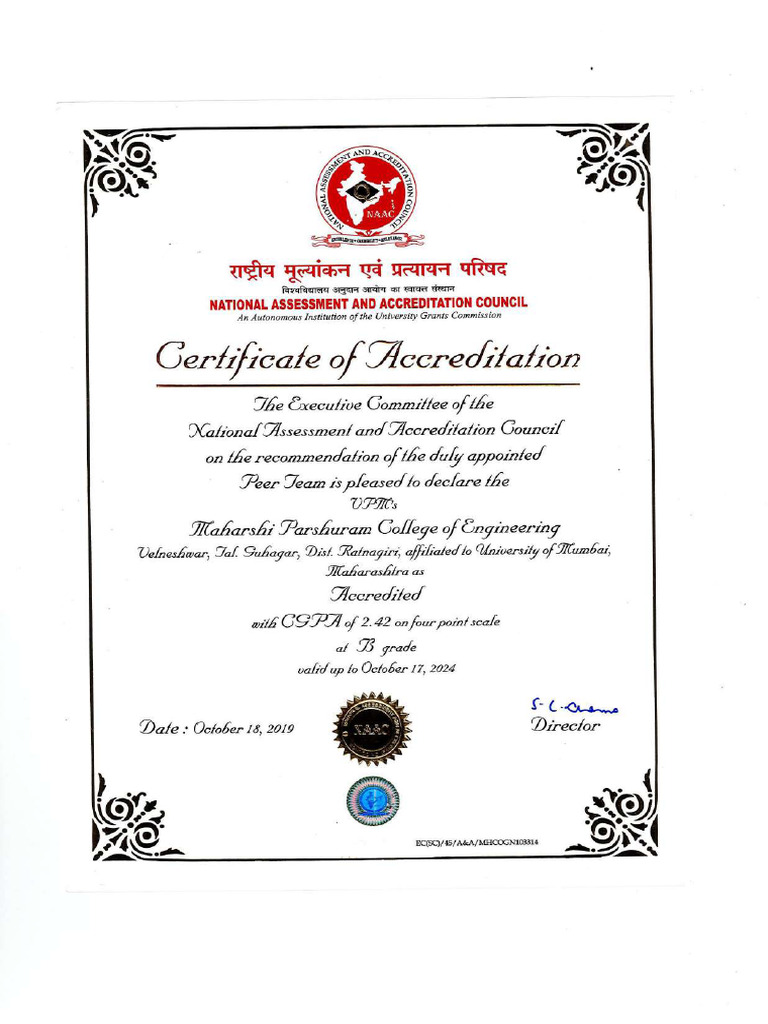 NAAC Certificate | PDF