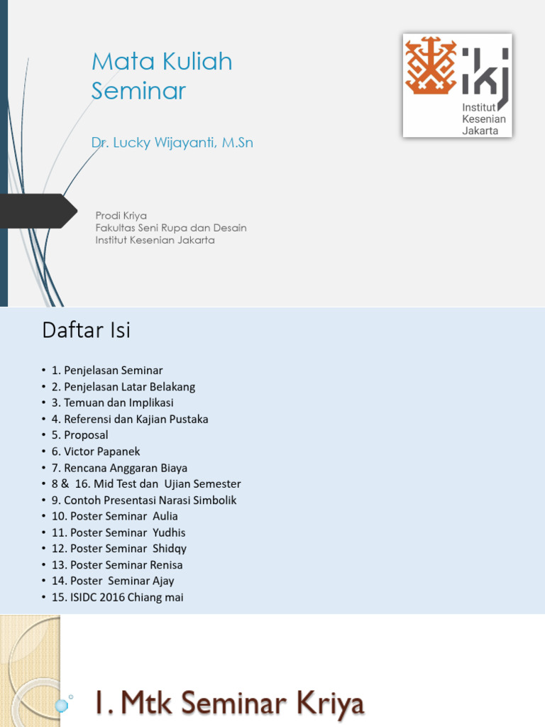 MODUL Mtk Seminar | PDF