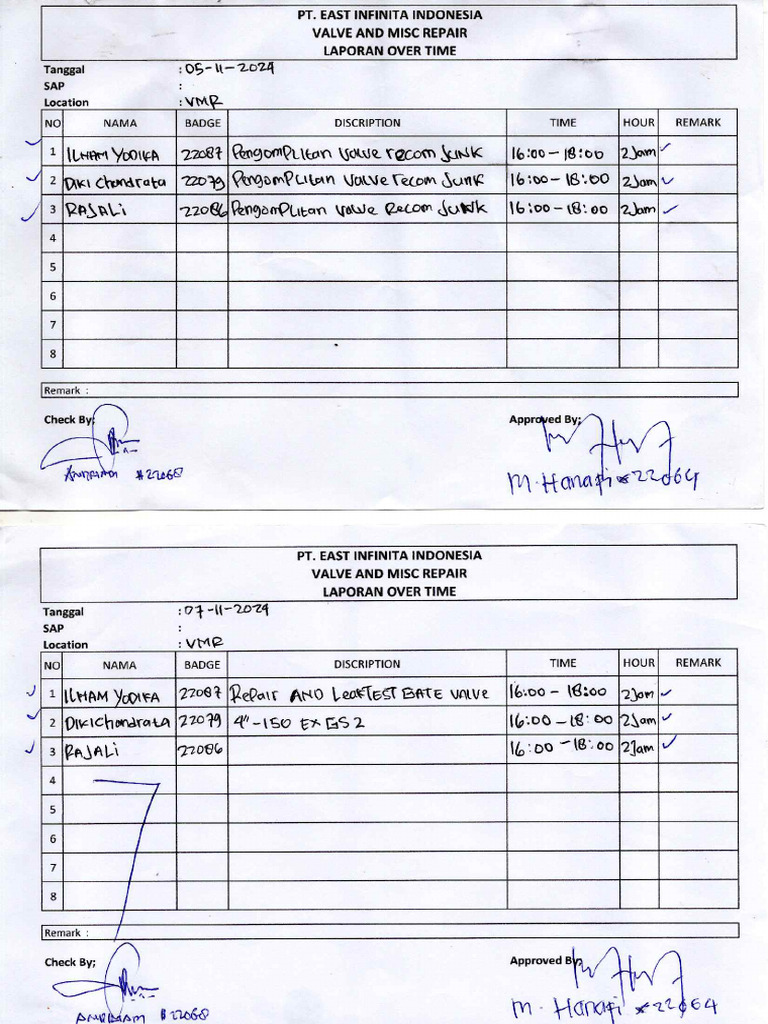 Form Ot November 2024 | PDF