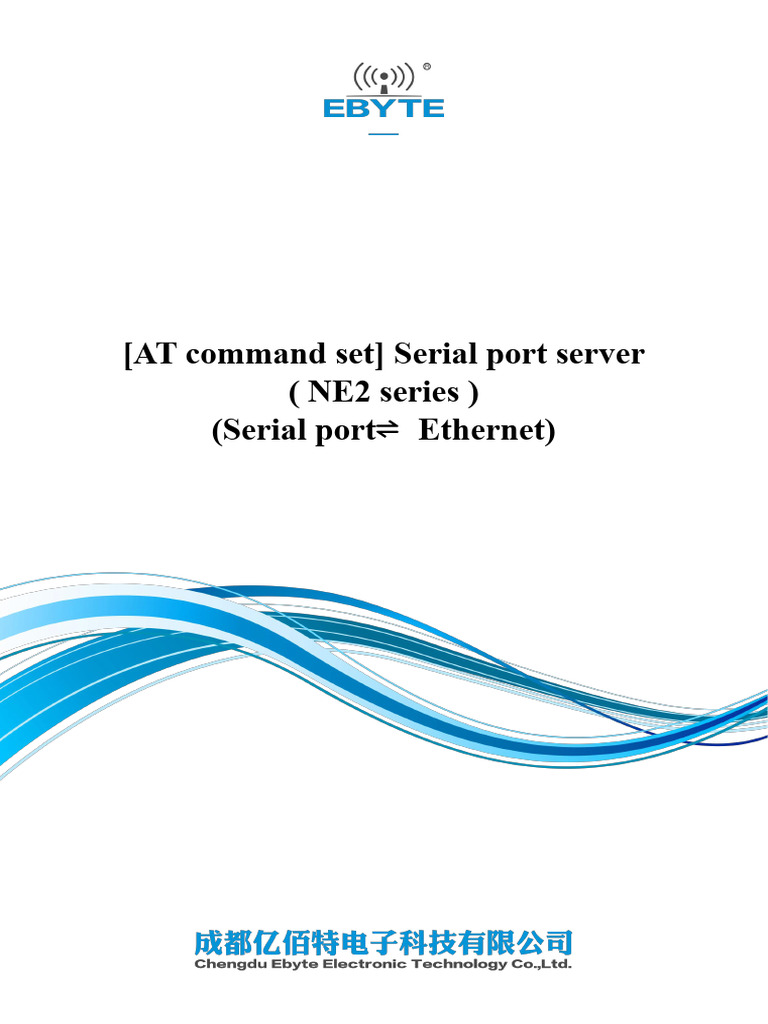 NE2 Series AT Command Set | PDF | Computer Network | Port (Computer Networking)