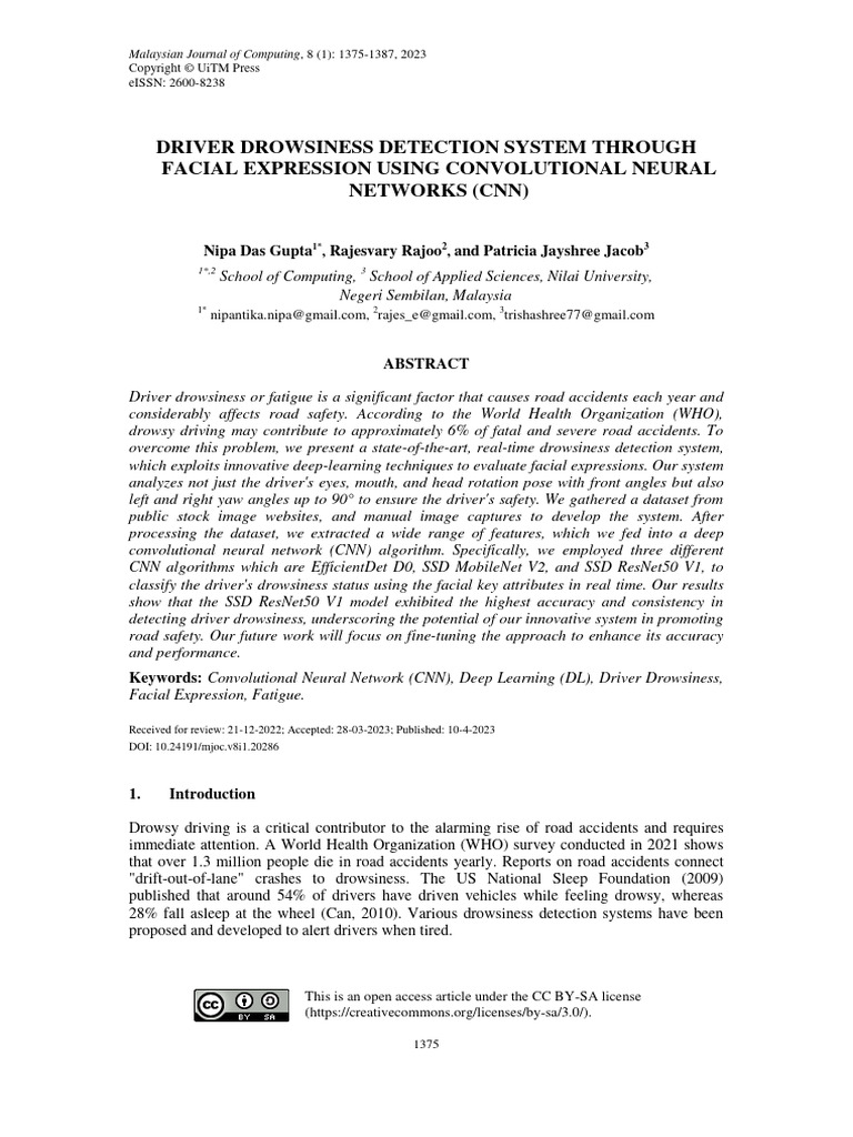 9_DRIVER_DROWSINESS_DETECTION_SYSTEM_THROUGH_FACIAL_EXPRESSION_USING_CONVOLUTIONAL_NEURAL ...