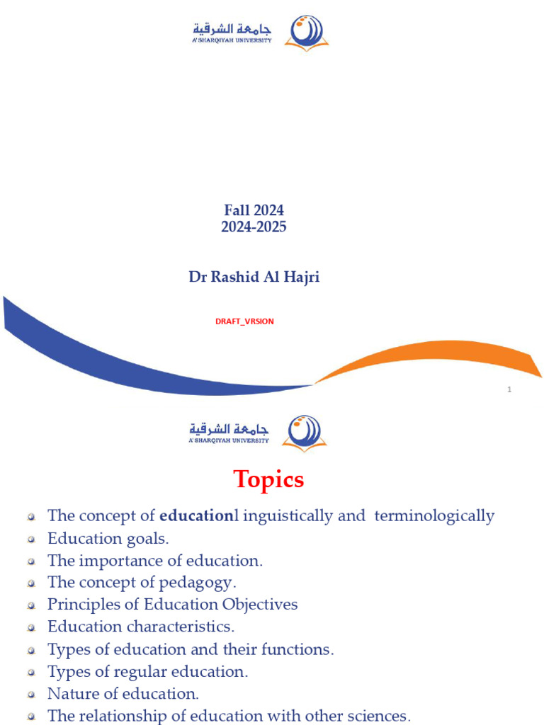 Education Foundations Overview | PDF | Science | Mind