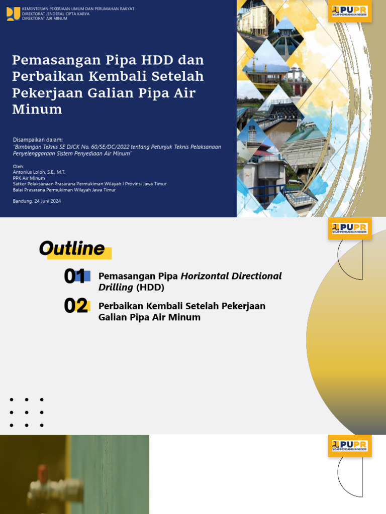 Panduan Pemasangan Pipa HDD | PDF