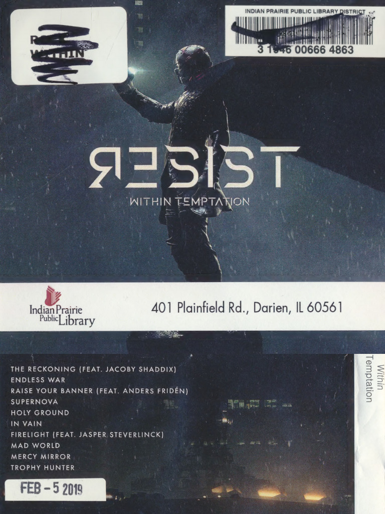 CD Resist Within Temptation Anders Friden Jacoby Sha | PDF