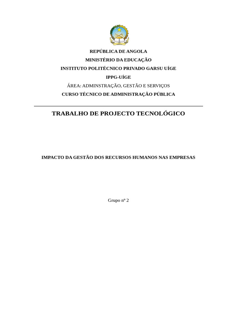Impacto da Gestão de Recursos Humanos | PDF | Gestão de recursos humanos | Despesa
