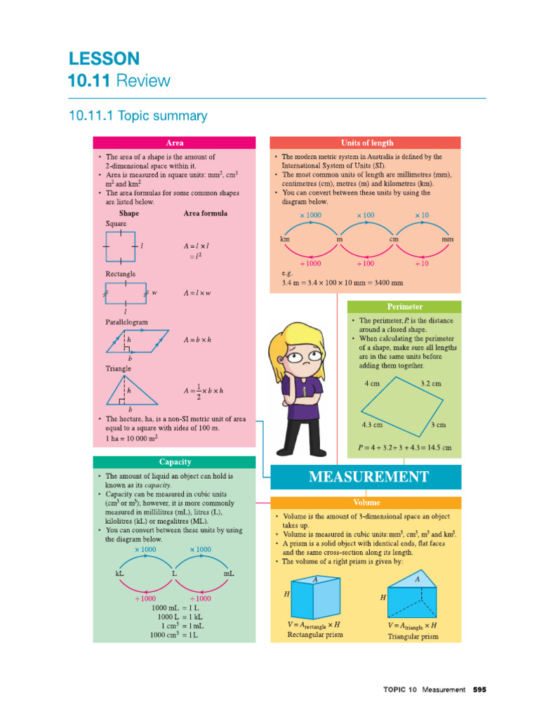 Year 7 Measurement Lesson Sheet | PDF