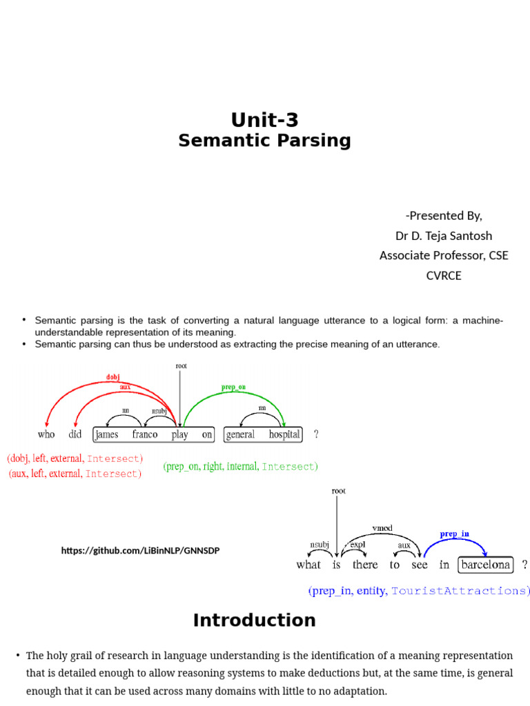 MNLP - Unit-3 (1) | PDF | Semantics | Support Vector Machine