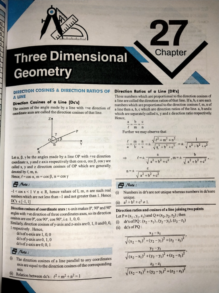 3D | PDF | Line (Geometry) | Perpendicular
