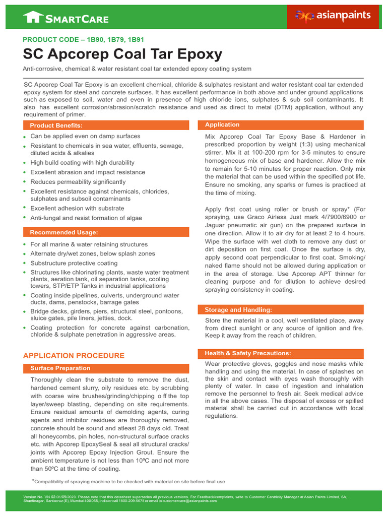 Industrial Epoxy Coating Guide | PDF | Epoxy | Concrete