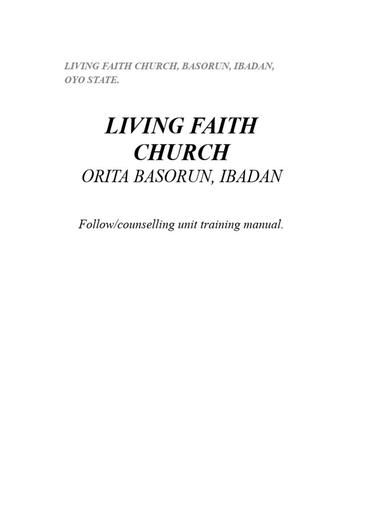 Follow-Up Training for Church Growth | PDF | Jesus | Abrahamic Religions