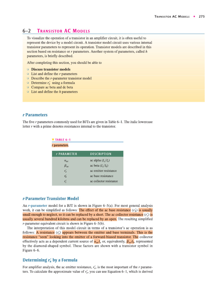 Small Signal Model - 1 - Flyd | PDF