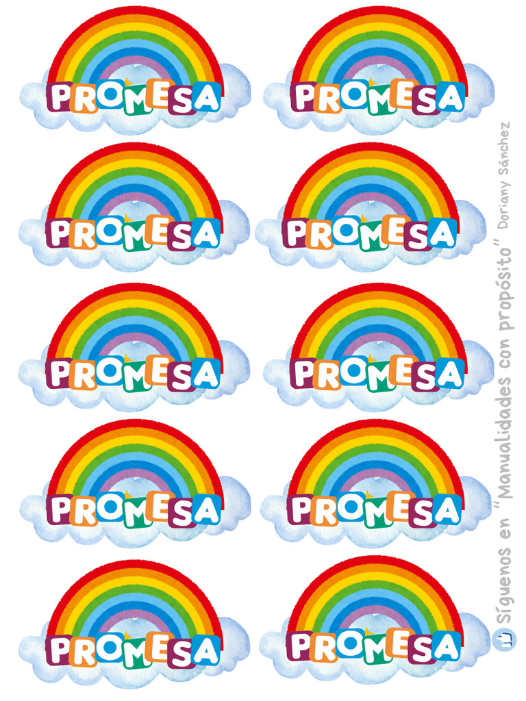 Manualidades: El arcoiris de la promesa | PDF