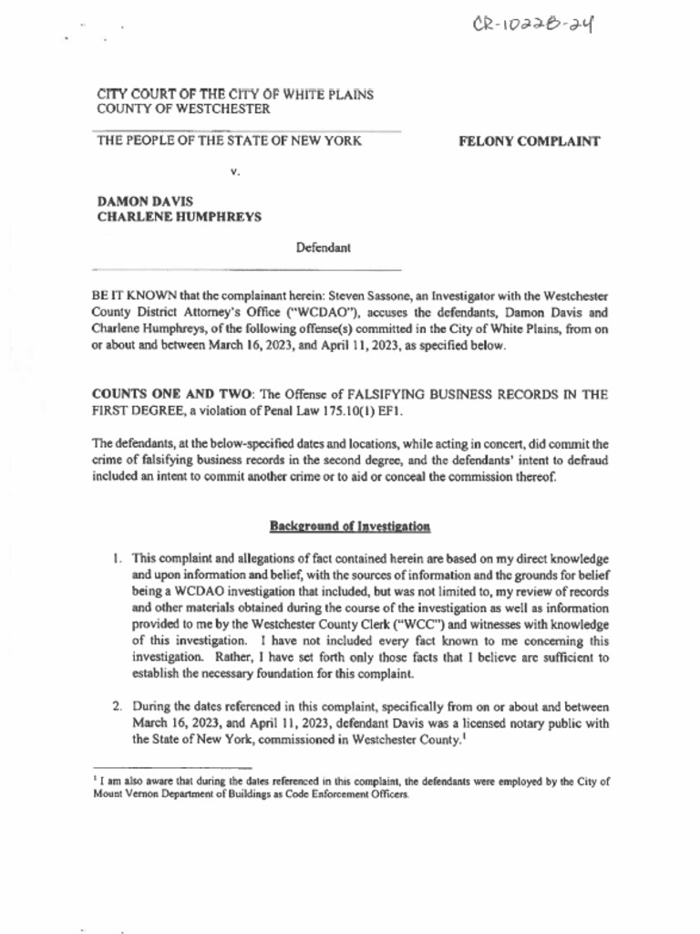 CR 10228 24 Felony Complaint | PDF