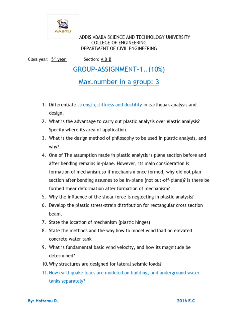 Assignment On Structural Design | PDF | Bending | Applied And Interdisciplinary Physics