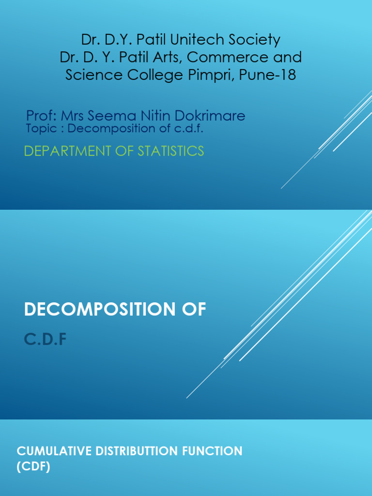 DECOMPOSITION-OF-CDF | PDF