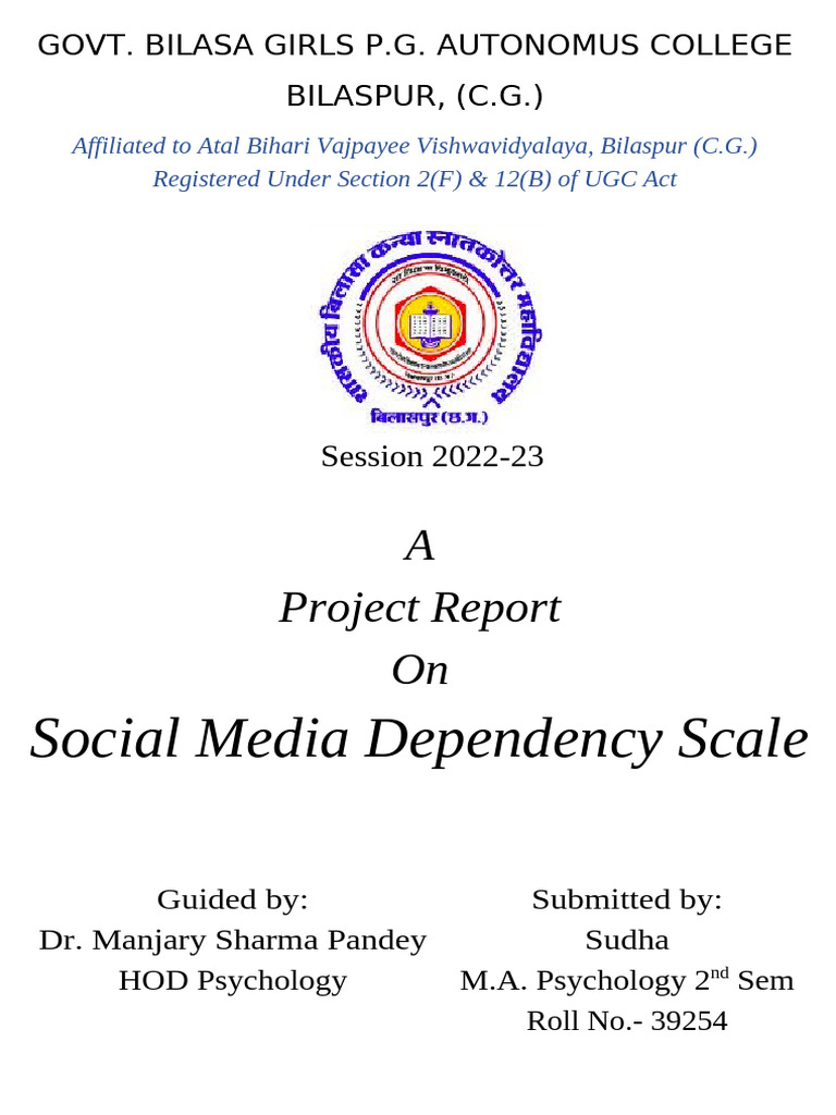 Social Media Dependency Scale Development | PDF | Empathy | Social Media