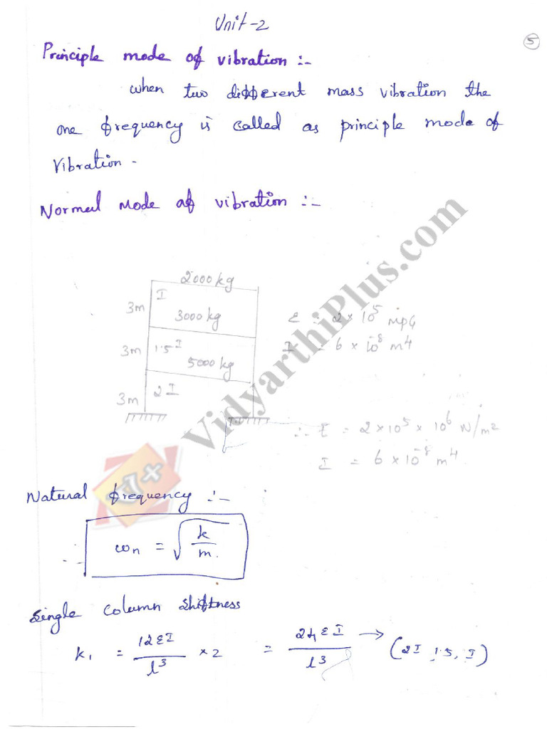 Structural Dynamics Unit-2 | PDF
